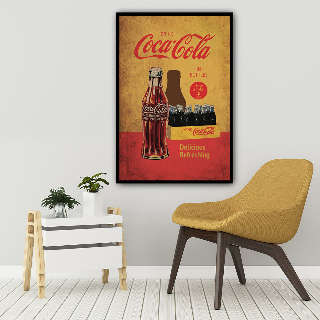 Tableau Coca Cola Vintage | Lofty Trend