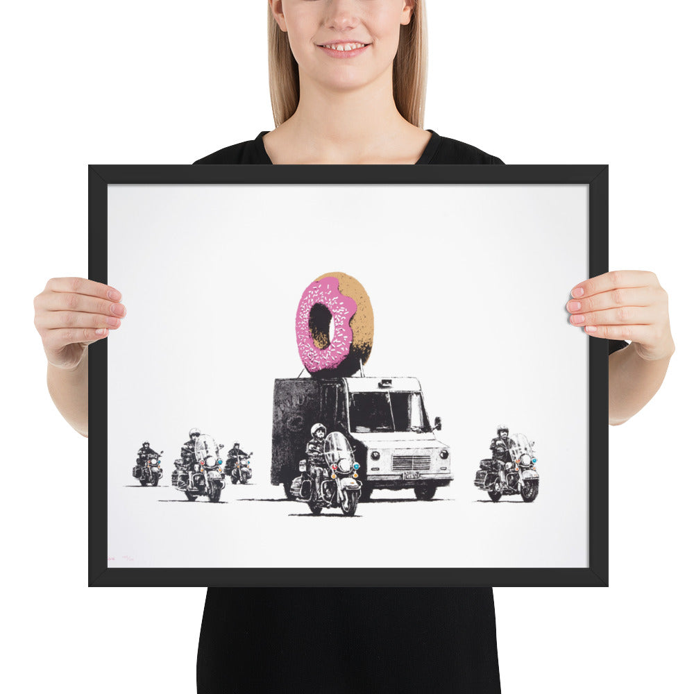 Tableau Banksy le Donut | Lofty Trend